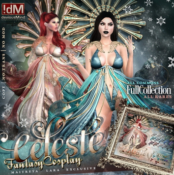 Second Life Marketplace - 03 !dM Celeste Royal **FROZEN LOVE** RARE / full set - ( 12 pcs) for ...